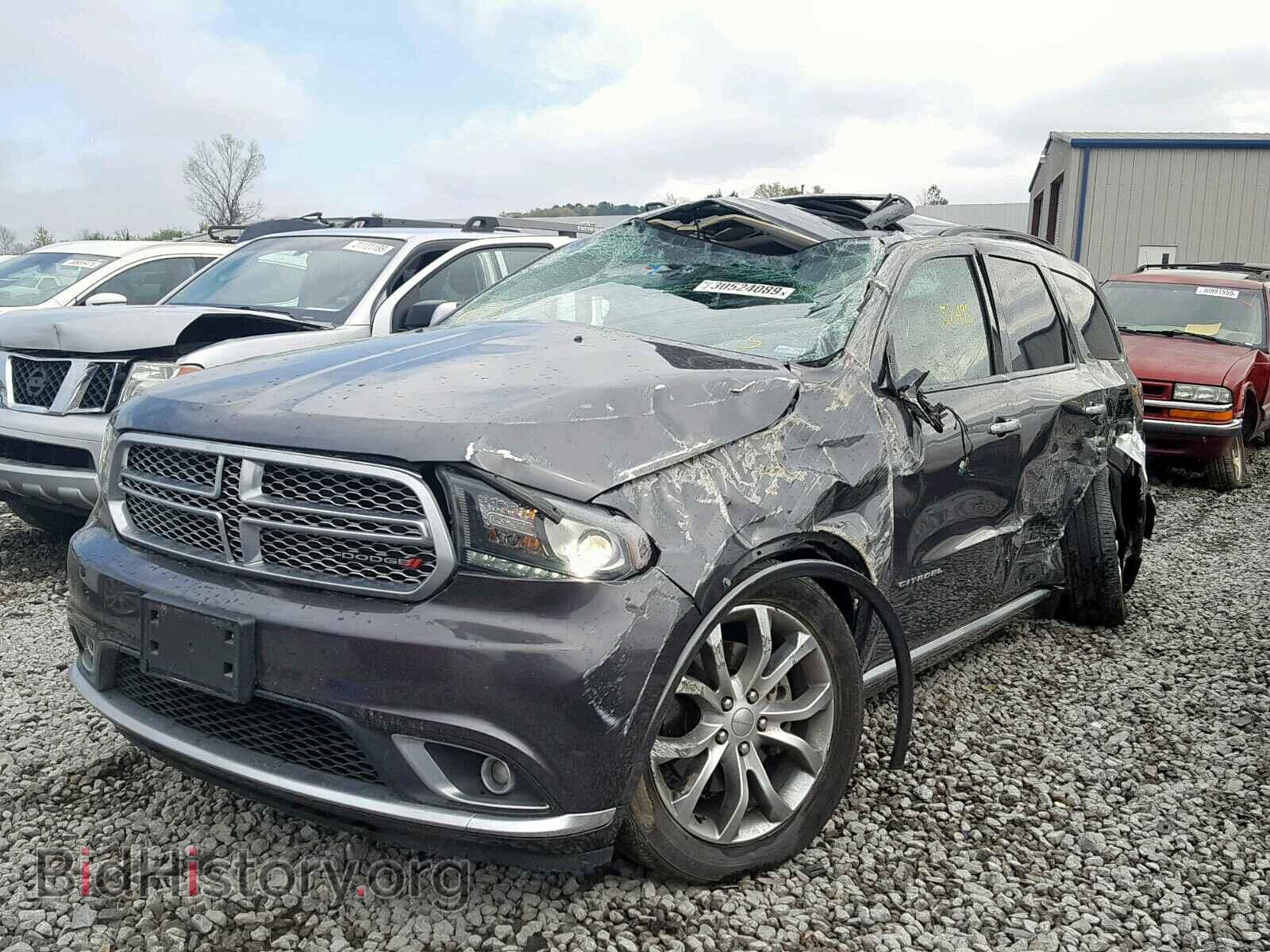 Report 1C4RDHEGXHC748457 DODGE DURANGO CI 2017 GRAY FLEXIBLE FUEL ...