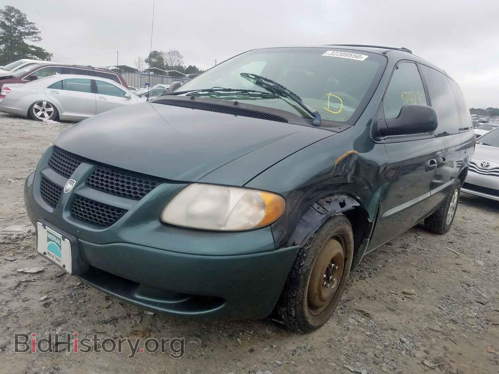 Report 2B8GP44332R553204 DODGE CARAVAN 2002 GREEN FLEXIBLE FUEL - price ...