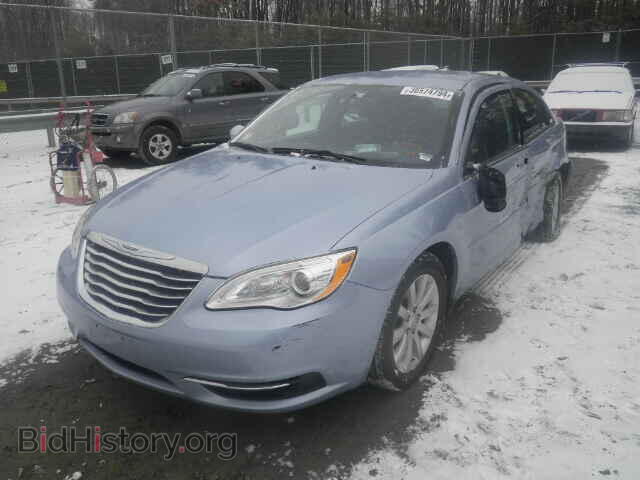 Report 1C3CCBBB5DN721779 CHRYSLER 200 2013 BLUE GAS - price and damage ...
