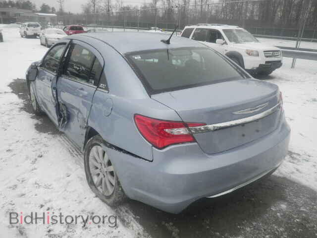Report 1C3CCBBB5DN721779 CHRYSLER 200 2013 BLUE GAS - price and damage ...