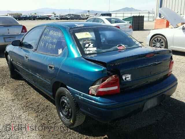 Report 1B3ES47C8SD368205 DODGE NEON 1995 GREEN GAS - price and damage ...