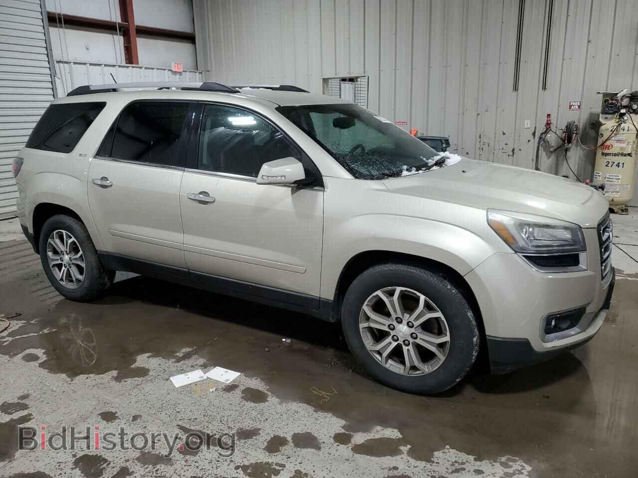 Report 1GKKVRKD1EJ117218 GMC ACADIA 2014 TAN GAS - price and damage history