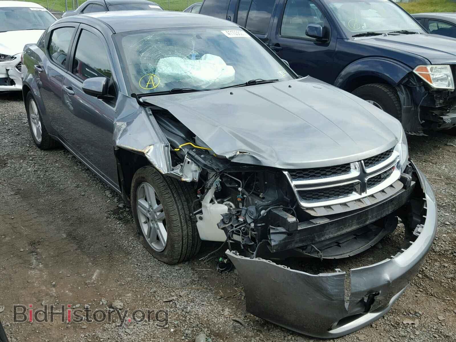 Report 1C3CDZCB9DN502666 DODGE AVENGER 2013 GRAY GAS - price and damage ...