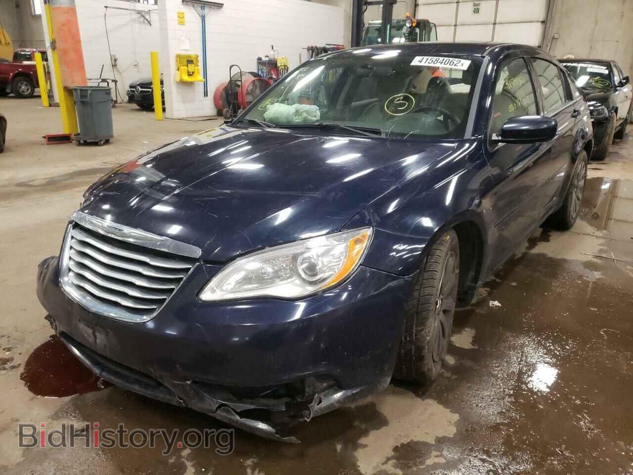 Report 1C3CCBBB0EN237102 CHRYSLER 200 2014 BLUE GAS - price and damage ...