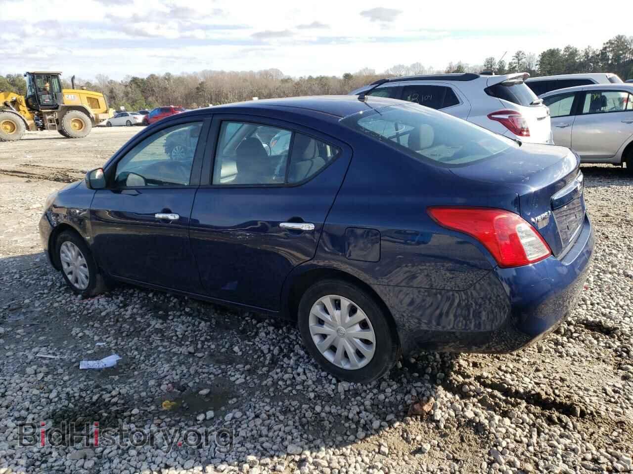 Report 3N1CN7AP3CL869057 NISSAN VERSA 2012 BLUE GAS - price and damage ...