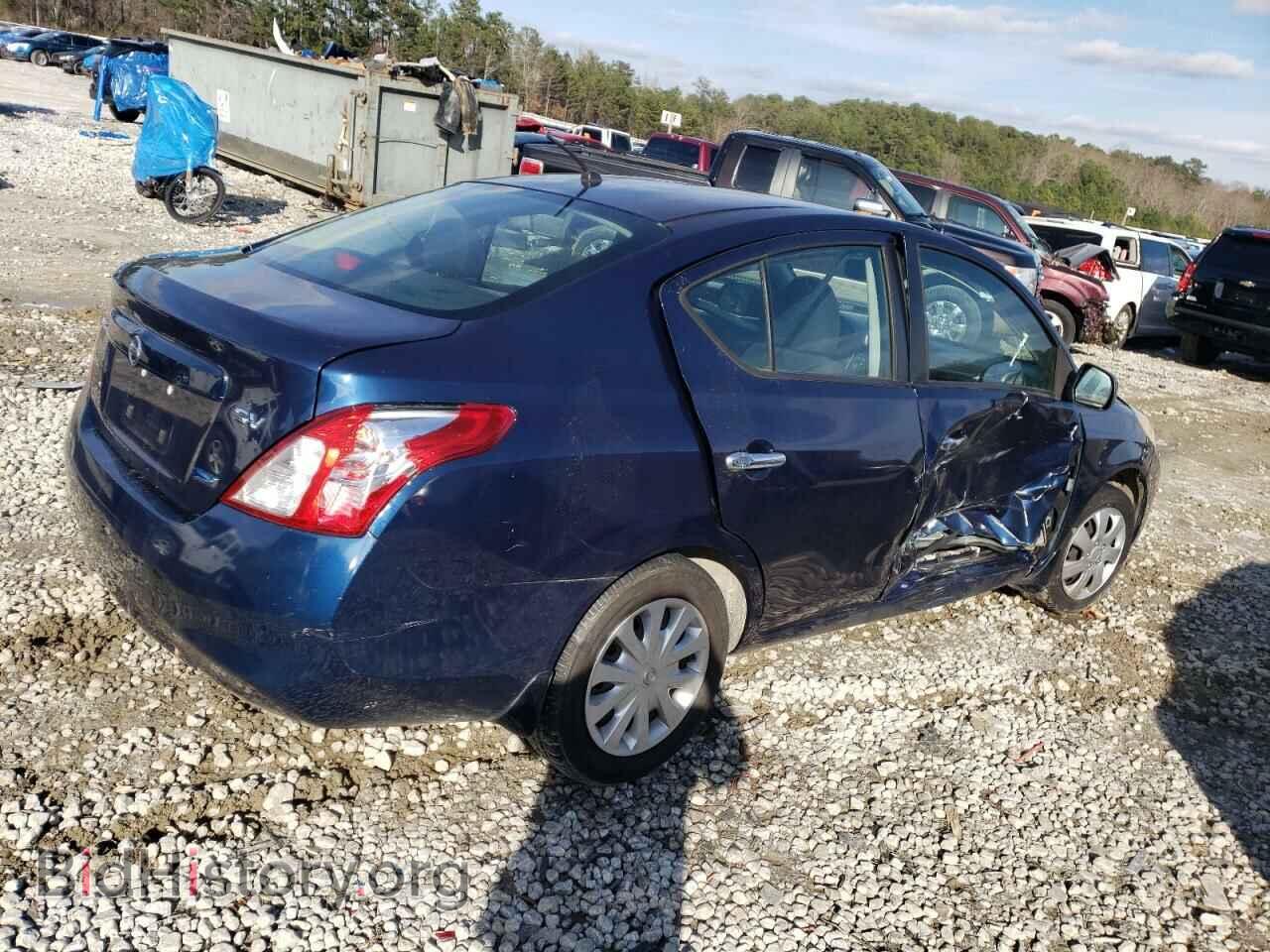 Report 3N1CN7AP3CL869057 NISSAN VERSA 2012 BLUE GAS - price and damage ...