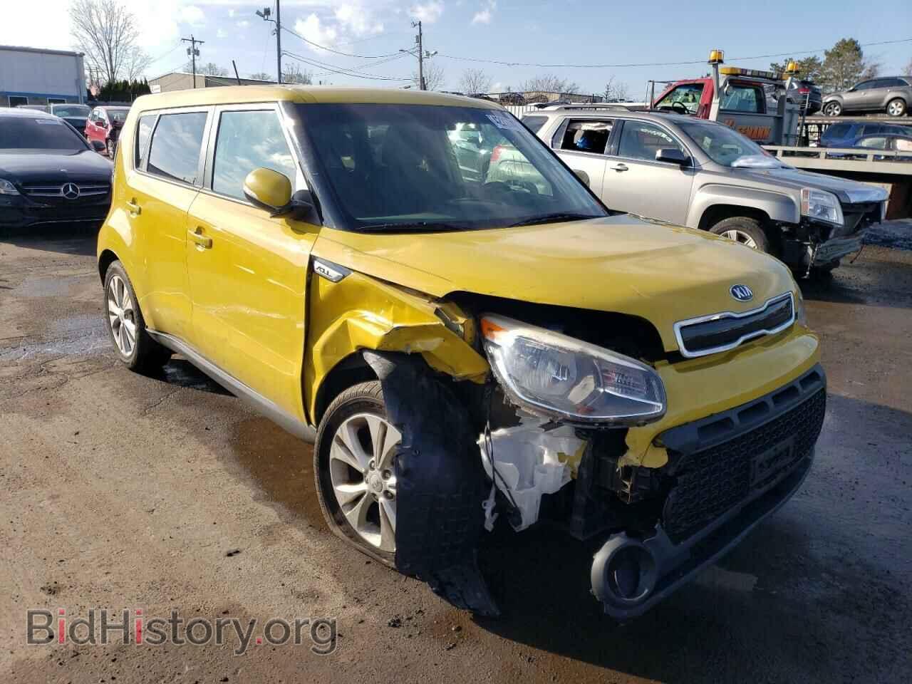 Report KNDJP3A51E7089832 KIA SOUL 2014 YELLOW GAS - price and damage ...