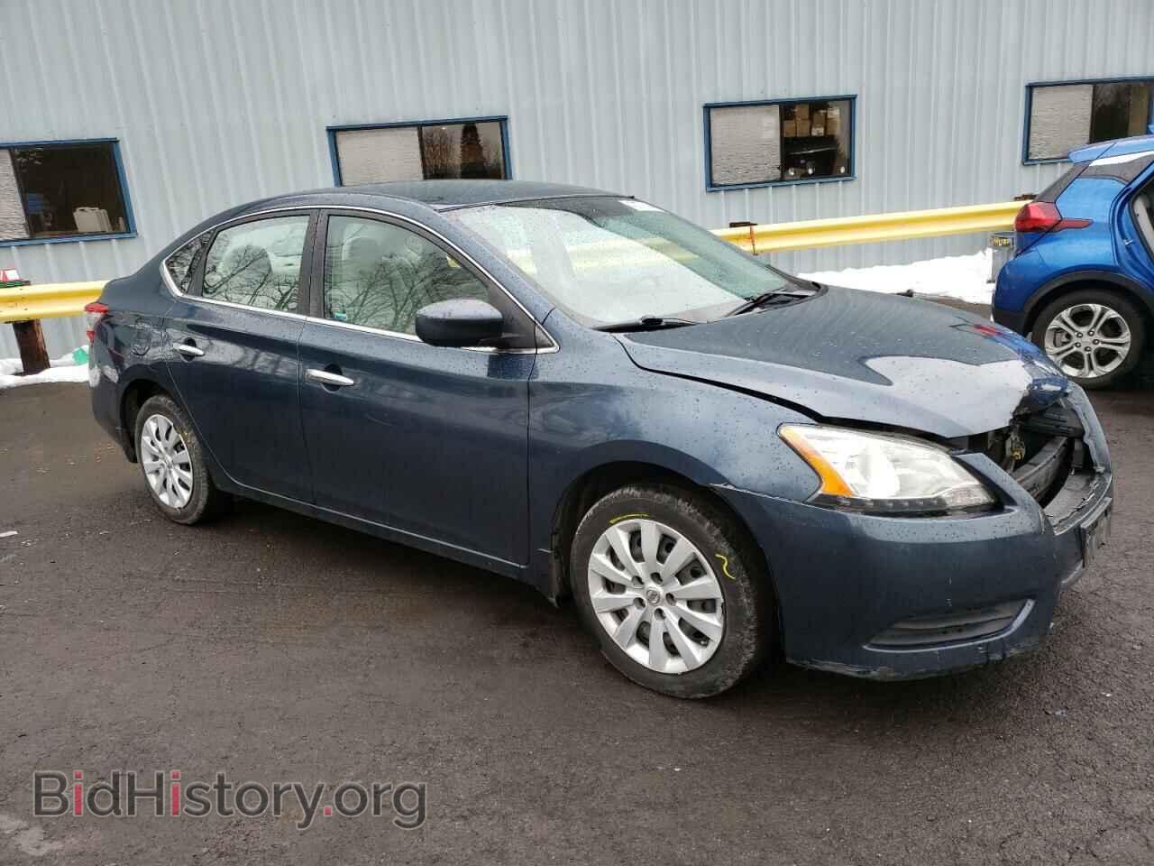 Report 3N1AB7AP5DL663935 NISSAN SENTRA 2013 BLUE GAS - price and damage ...