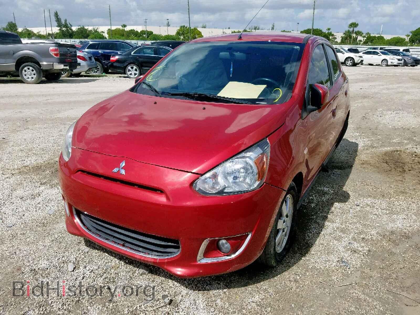 Report ML32A4HJ2EH003603 MITSUBISHI MIRAGE 2014 RED GAS - price and ...