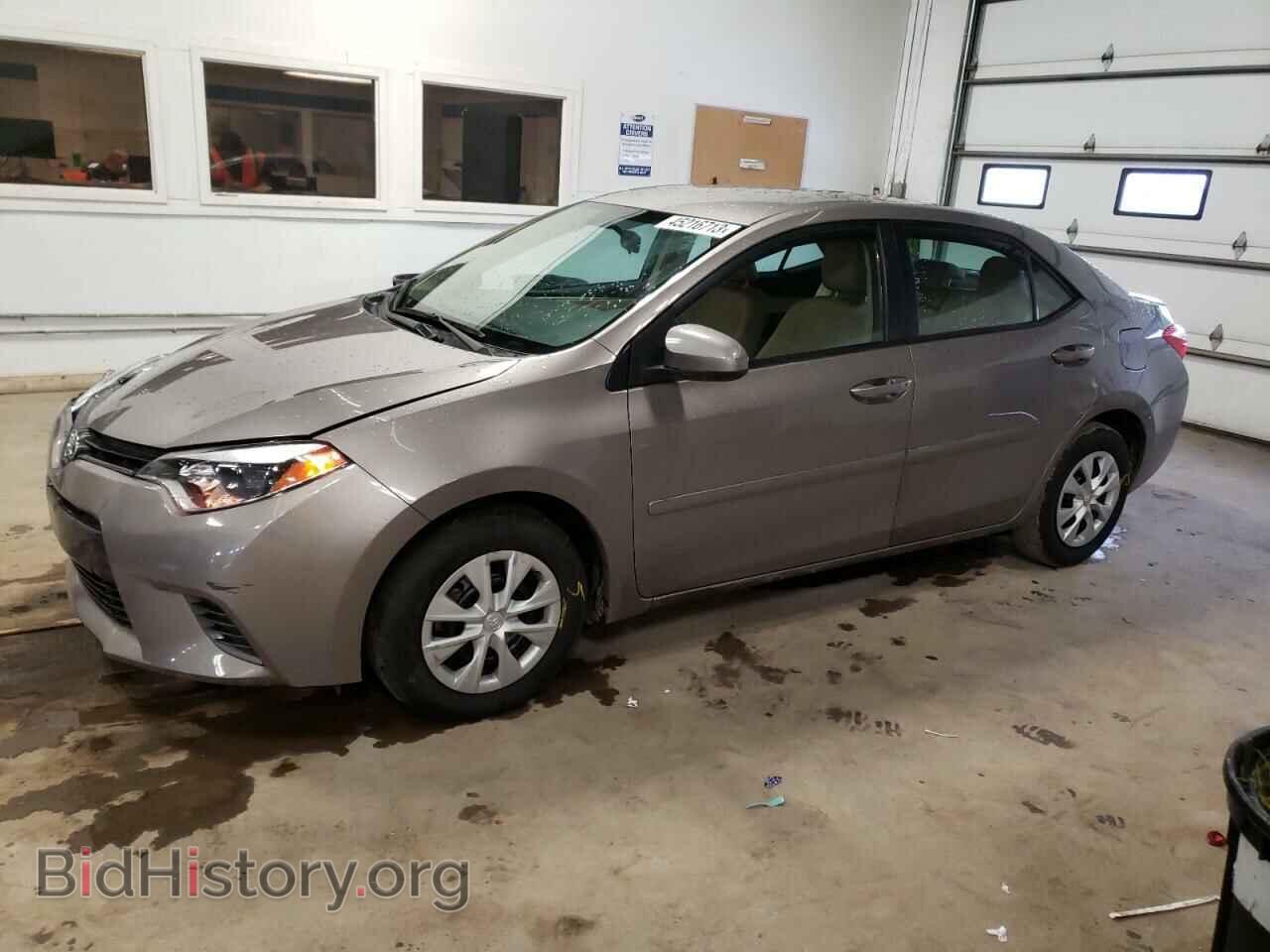 Report 2T1BPRHE2FC443385 TOYOTA COROLLA 2015 TAN GAS - price and damage ...