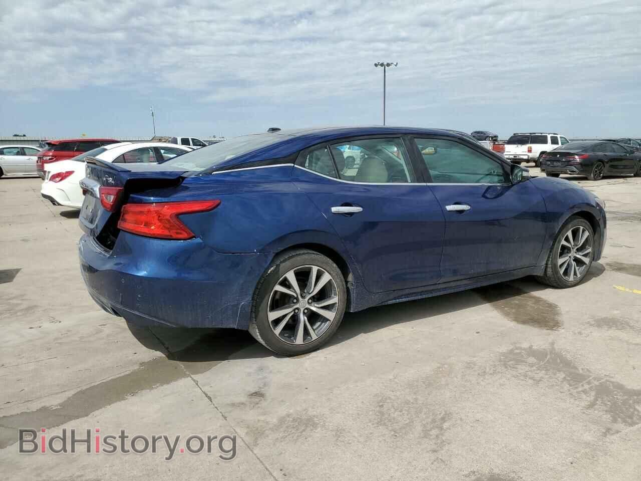 Report 1N4AA6AP1GC435480 NISSAN MAXIMA 2016 BLUE GAS - price and damage ...