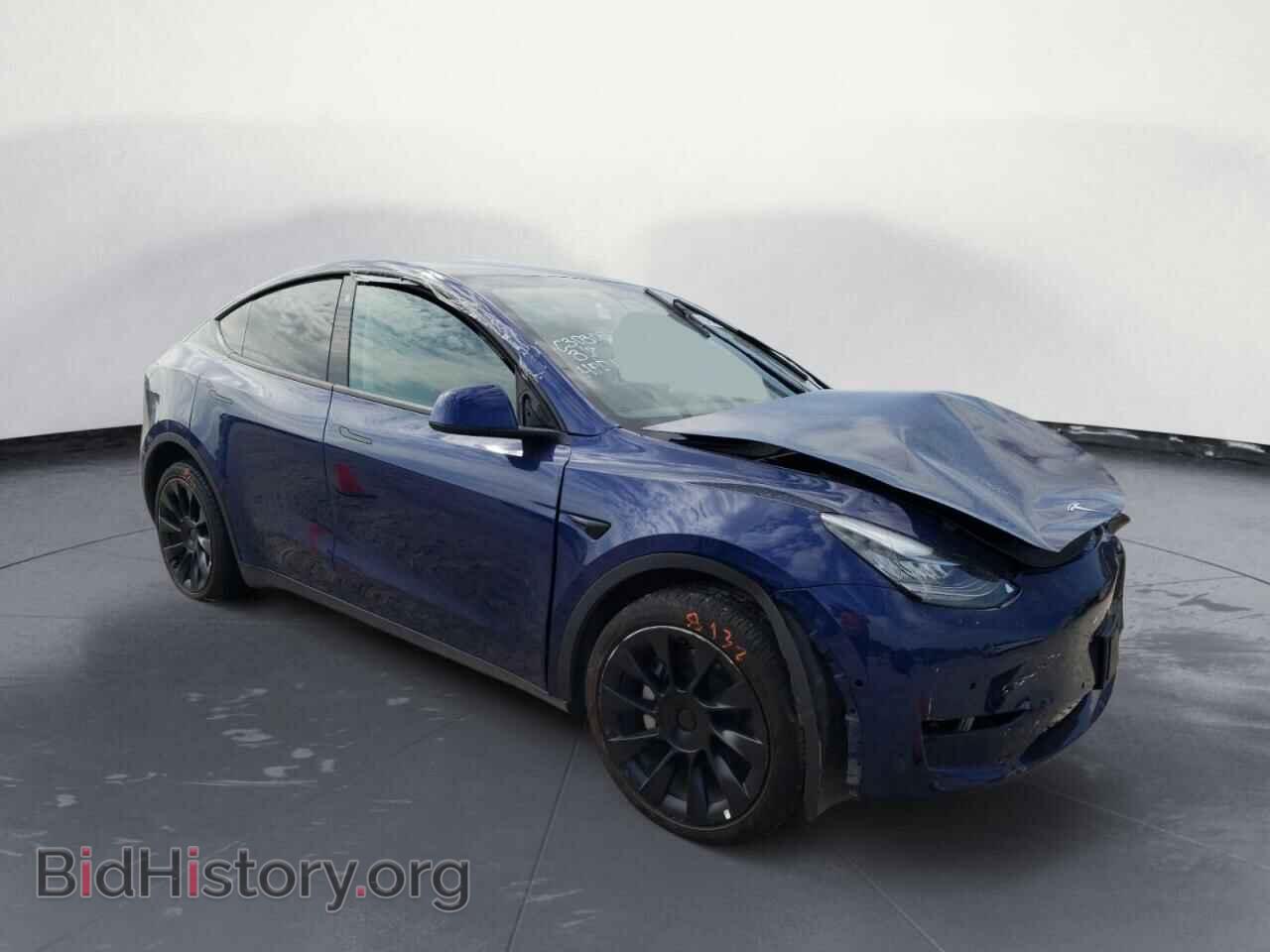 Report 7SAYGDEEXNF480067 TESLA MODEL Y 2022 BLUE ELECTRIC - price and ...