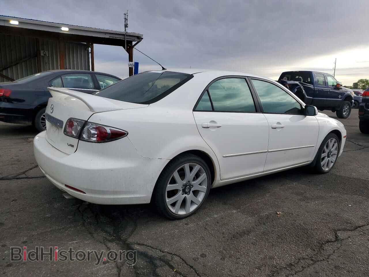 Report 1YVHP80D765M07240 MAZDA 6 2006 WHITE GAS - price and damage history