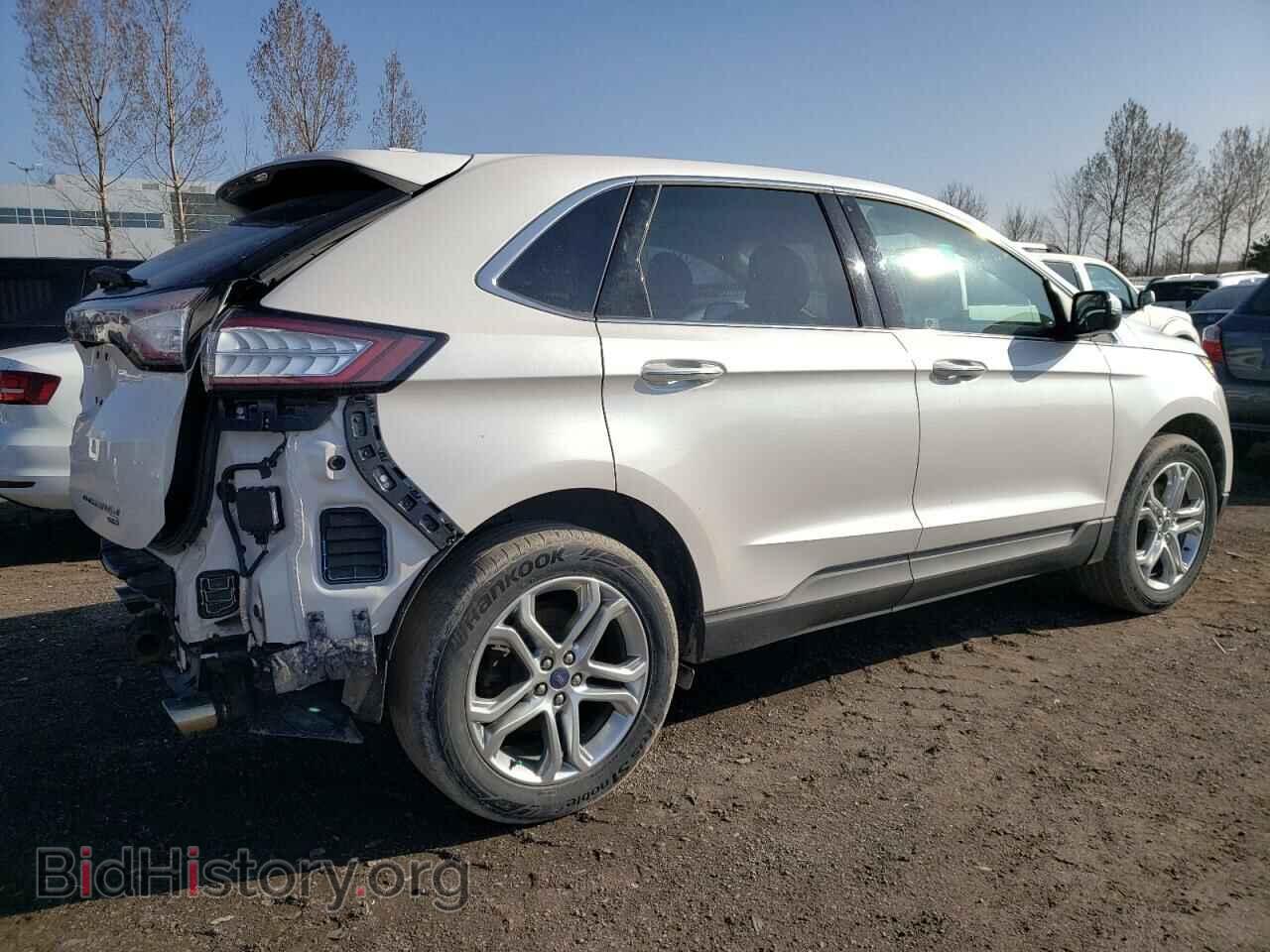 Report 2FMPK4K85HBB38397 FORD EDGE 2017 WHITE GAS - price and damage ...