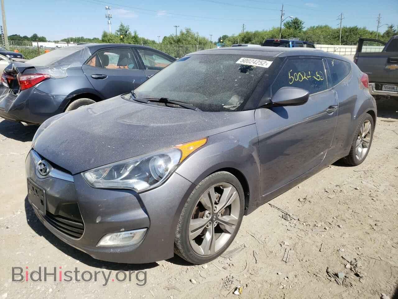 Report KMHTC6AD3CU030305 HYUNDAI VELOSTER 2012 GRAY GAS - price and ...