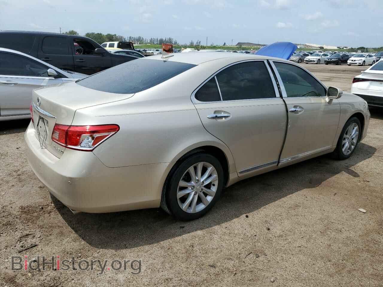 Report JTHBK1EG6B2416123 LEXUS ES350 2011 TAN GAS - price and damage ...