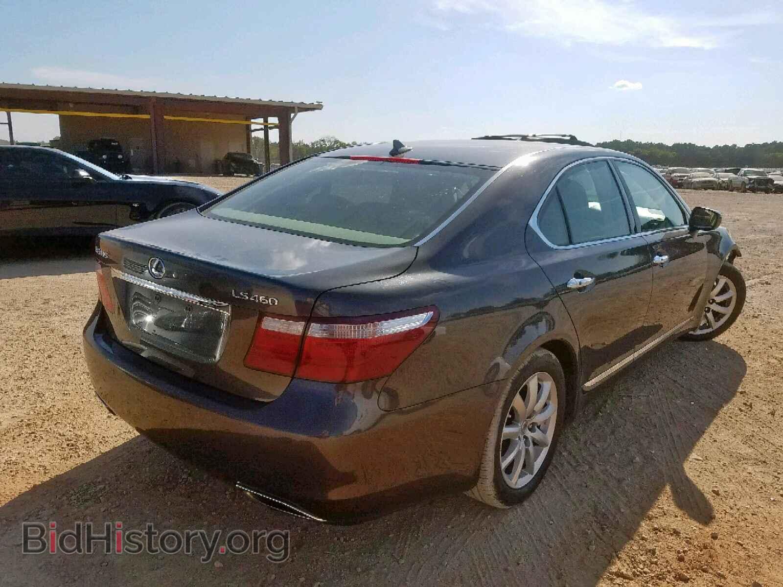 Report JTHBL46F885070460 LEXUS LS460 2008 GRAY GAS - price and damage ...