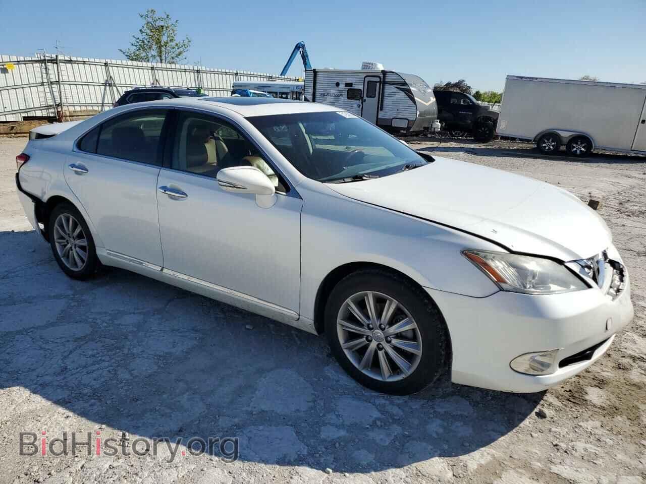 Report JTHBK1EG5C2487816 LEXUS ES350 2012 WHITE GAS - price and damage ...