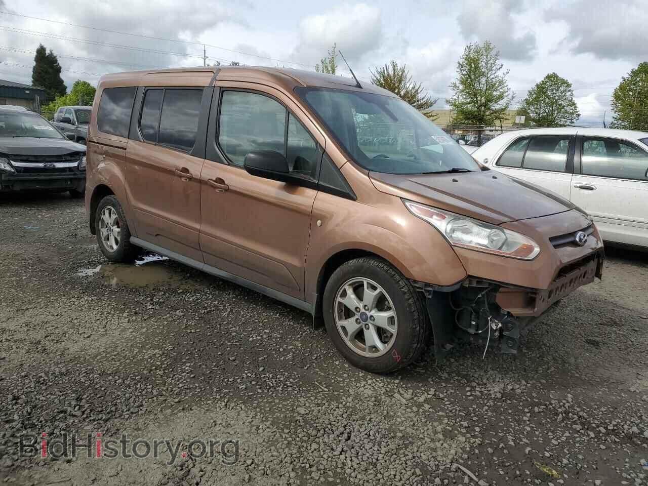 Report NM0GE9F70E1153808 FORD TRANSIT 2014 BROWN GAS - price and damage ...
