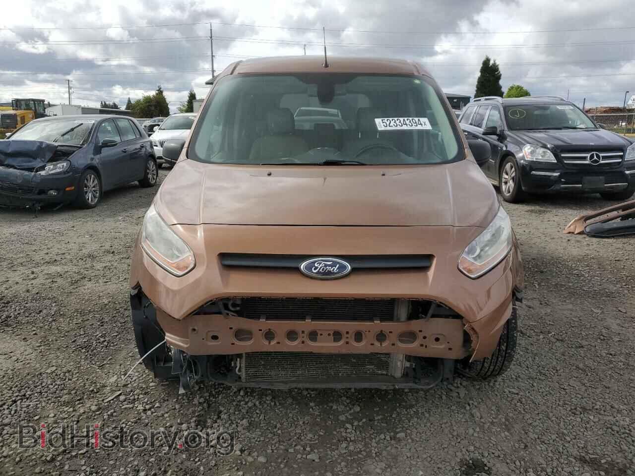 Report NM0GE9F70E1153808 FORD TRANSIT 2014 BROWN GAS - price and damage ...