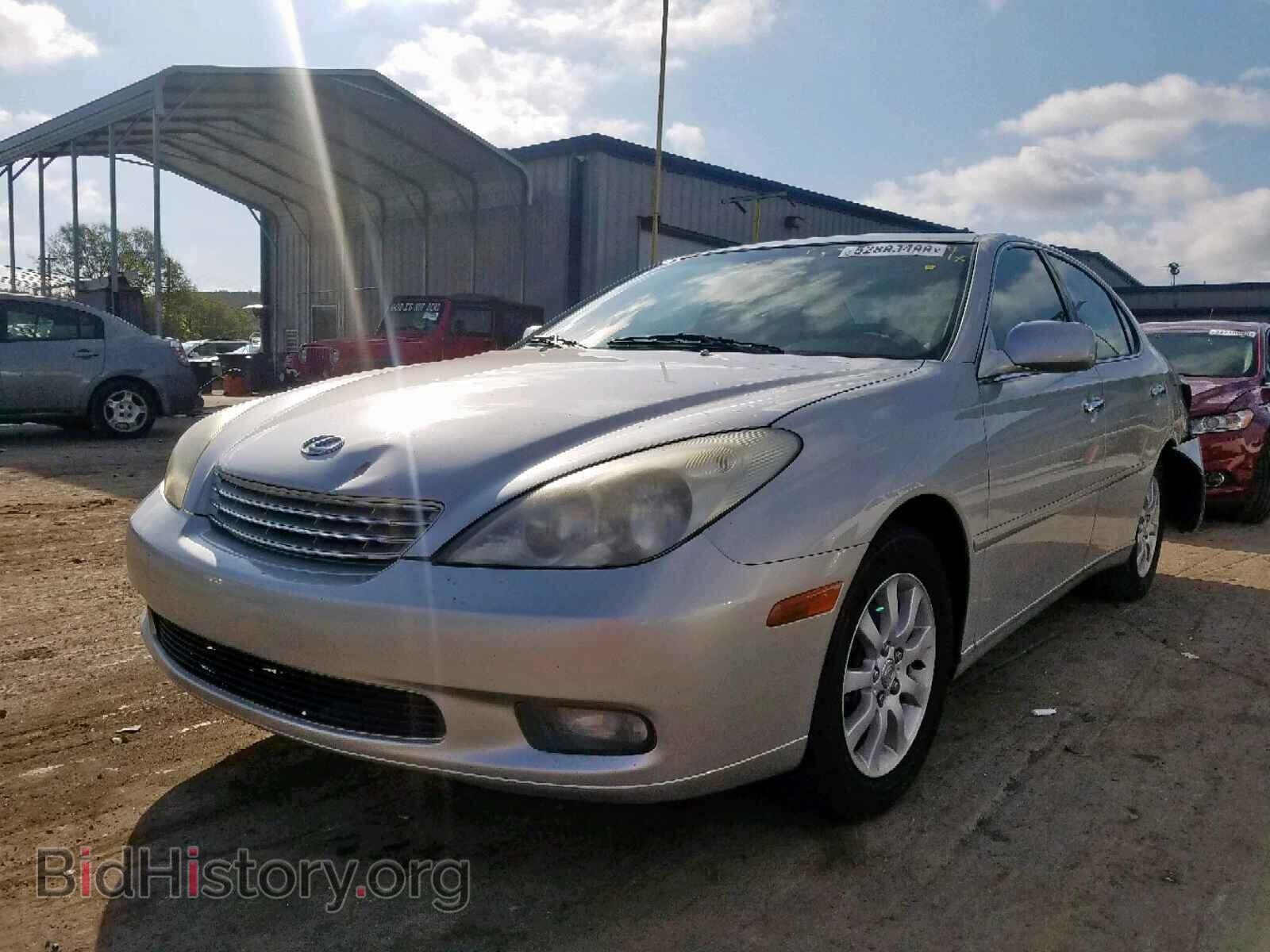 Report JTHBF30G220067545 LEXUS ES300 2002 SILVER GAS - price and damage ...