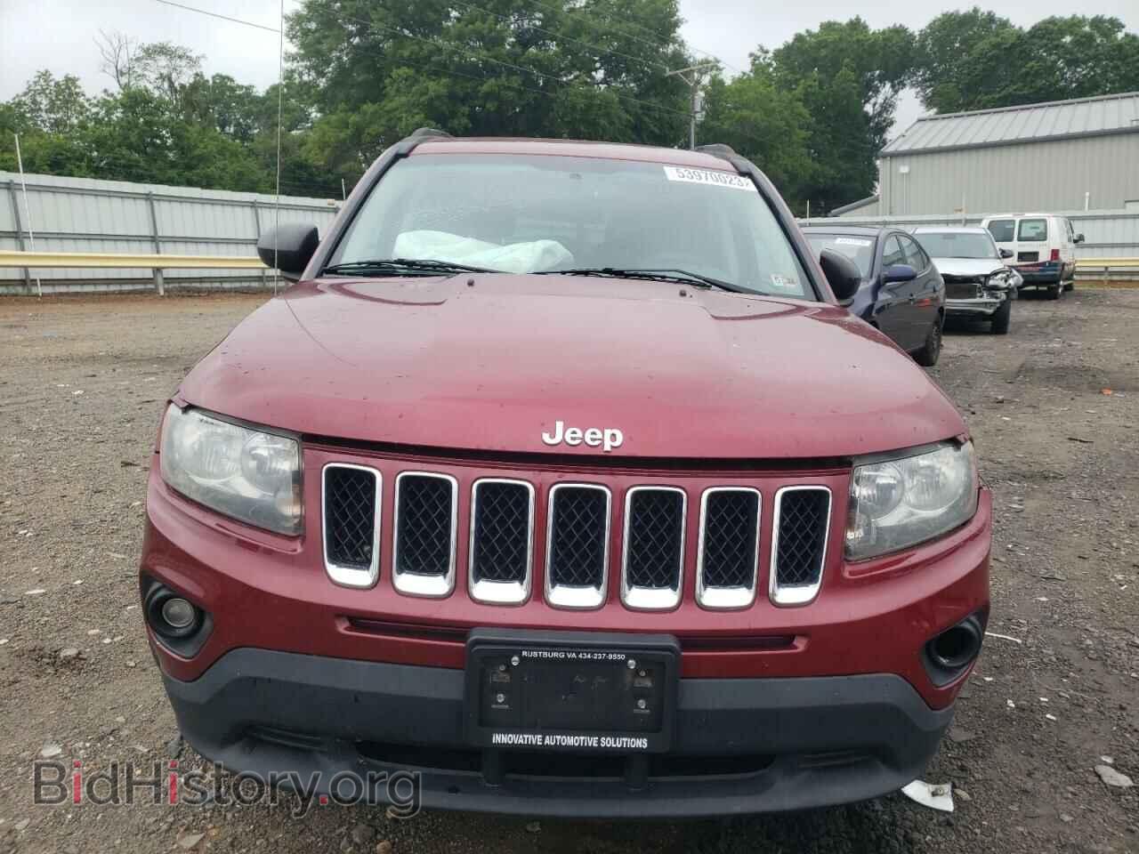 Report 1C4NJDBB0GD746606 JEEP COMPASS 2016 MAROON GAS - price and ...