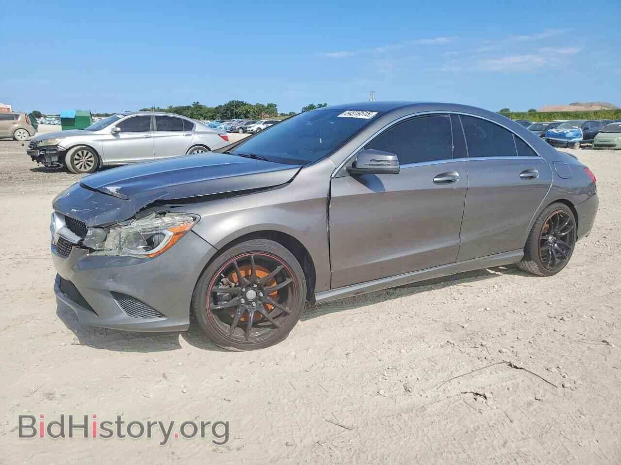 Report WDDSJ4EB6EN037058 MERCEDES-BENZ CLA-CLASS 2014 GRAY - price and ...