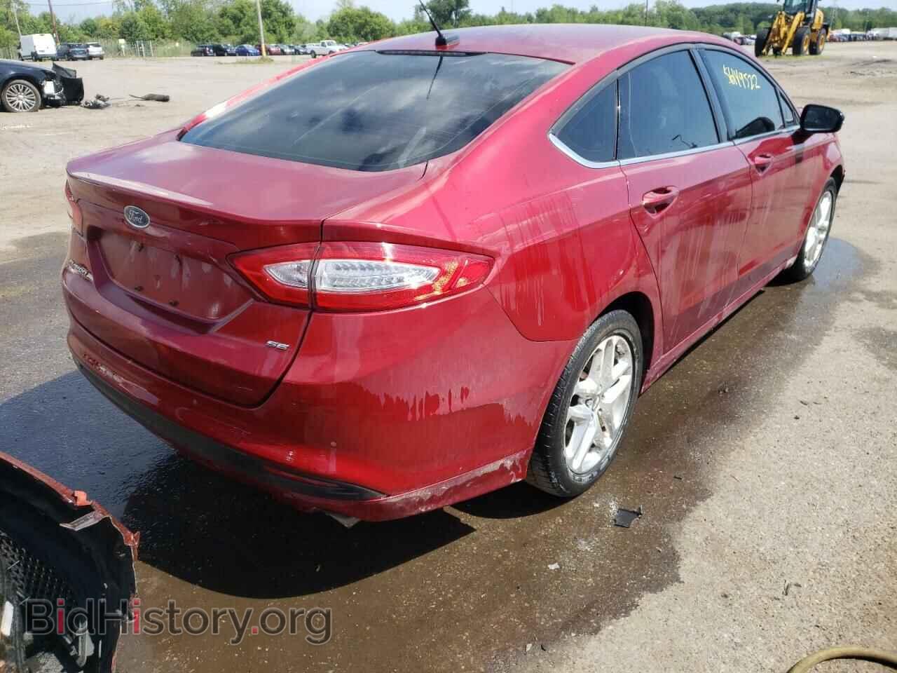 Report 3FA6P0H79DR140860 FORD FUSION 2013 RED GAS - price and damage ...