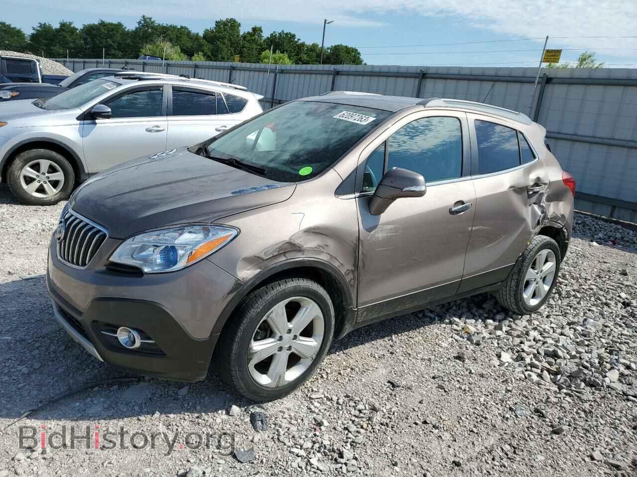 Report KL4CJCSB0FB159179 BUICK ENCORE 2015 TAN GAS - price and damage ...