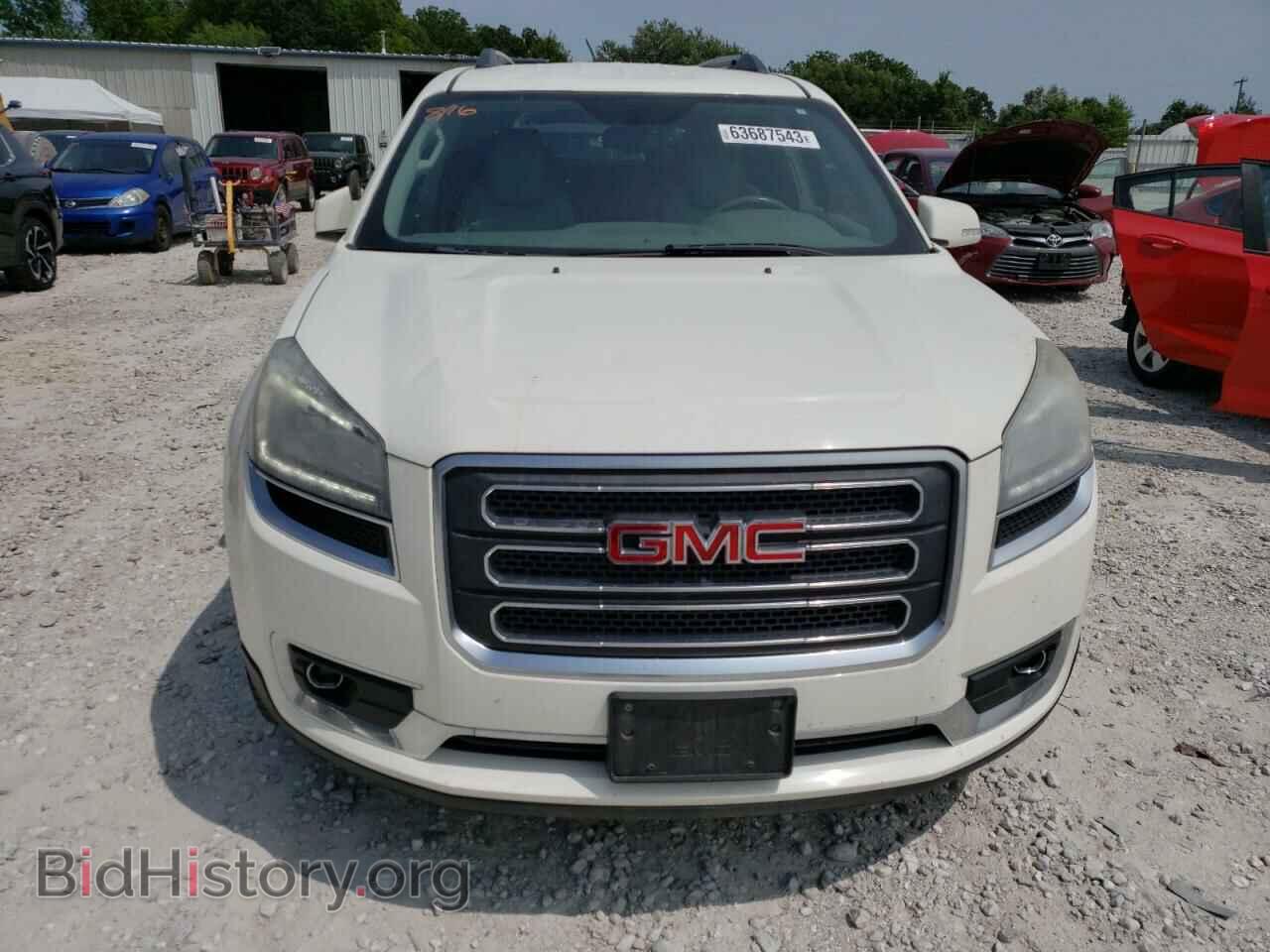 Report 1GKKRRKD5FJ212810 GMC ACADIA 2015 WHITE GAS - price and damage ...