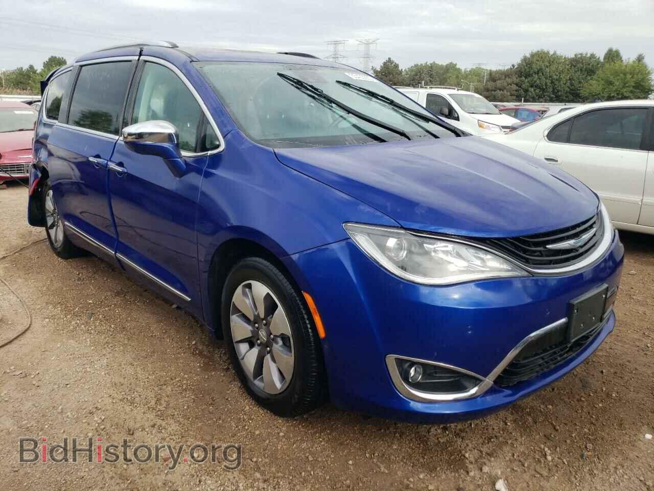 Report 2C4RC1N76KR613954 CHRYSLER PACIFICA 2019 BLUE HYBRID ENGINE ...