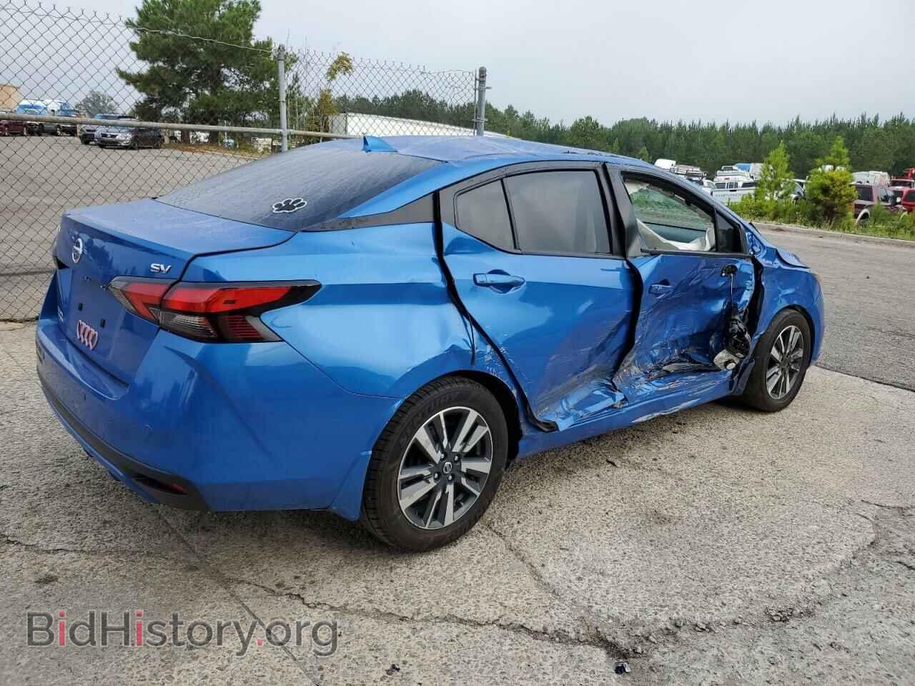 Report 3N1CN8EV1ML915128 NISSAN VERSA 2021 BLUE GAS - price and damage ...