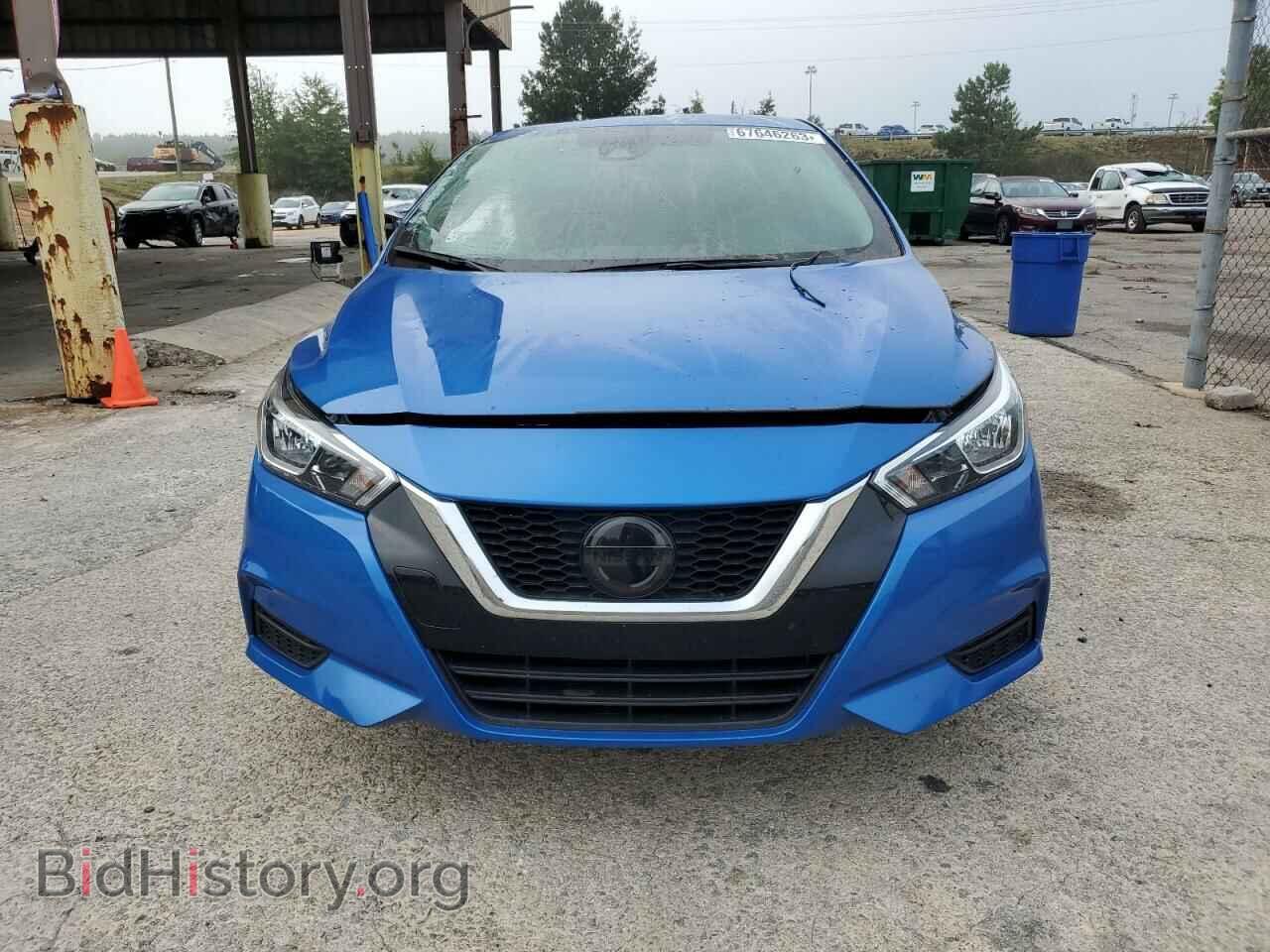 Report 3N1CN8EV1ML915128 NISSAN VERSA 2021 BLUE GAS - price and damage ...