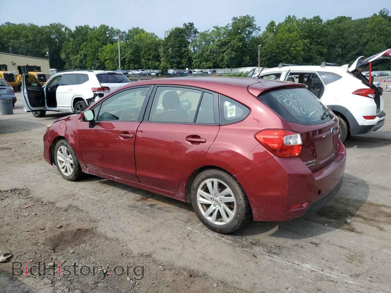 Report JF1GPAB69G8249268 SUBARU IMPREZA 2016 RED GAS - price and damage ...
