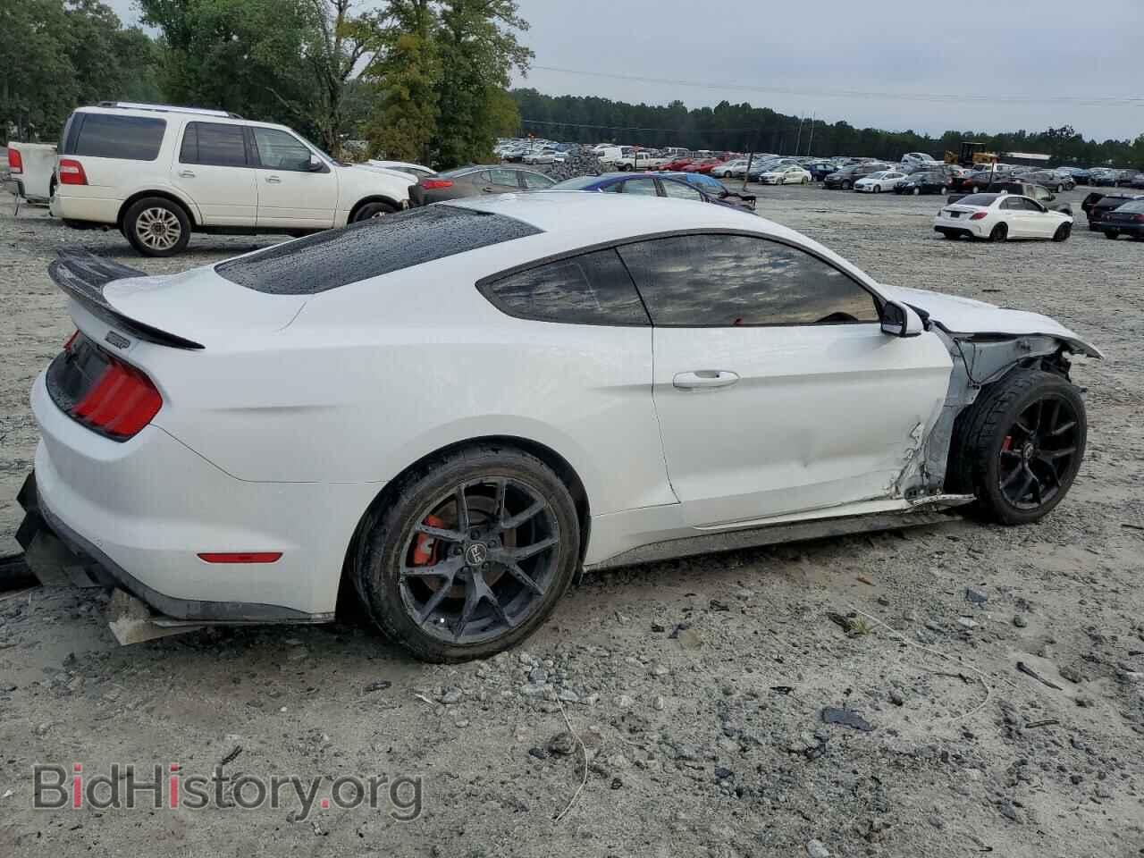 Report 1FA6P8CF8K5105630 FORD MUSTANG 2019 WHITE GAS - price and damage ...