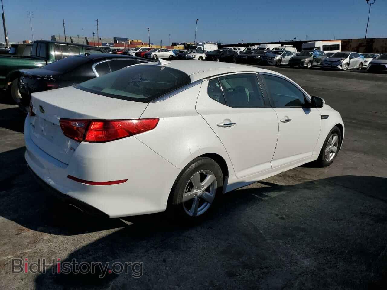 Report 5XXGM4A78FG463064 KIA OPTIMA 2015 WHITE GAS - price and damage ...
