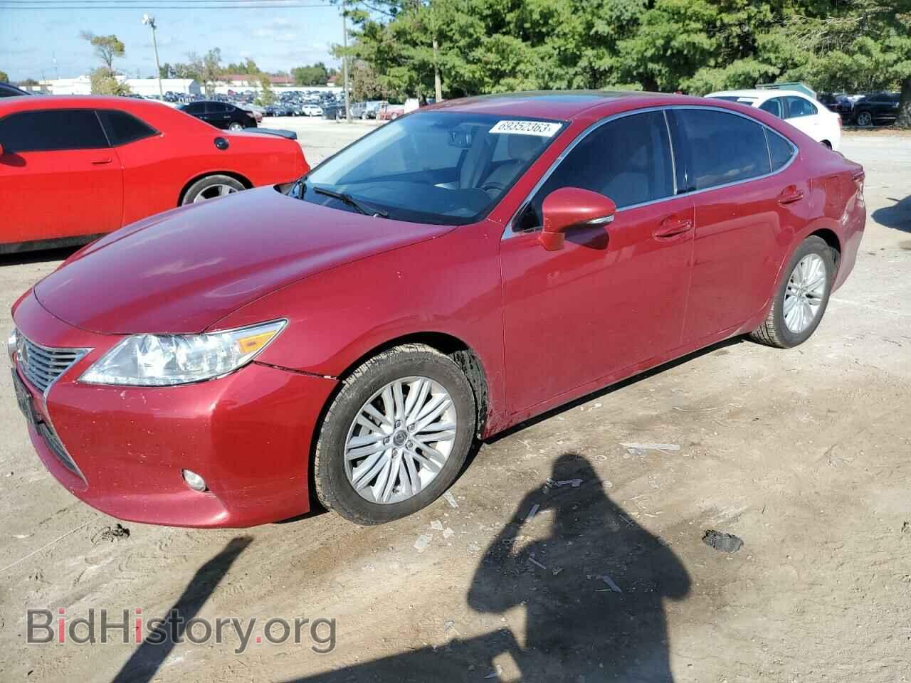 Report JTHBK1GG4E2097712 LEXUS ES350 2014 RED GAS - price and damage ...