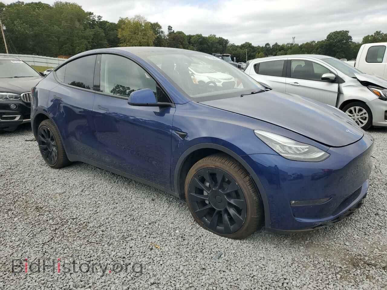 Report 7SAYGDEE5NF481014 TESLA MODEL Y 2022 BLUE ELECTRIC - price and ...