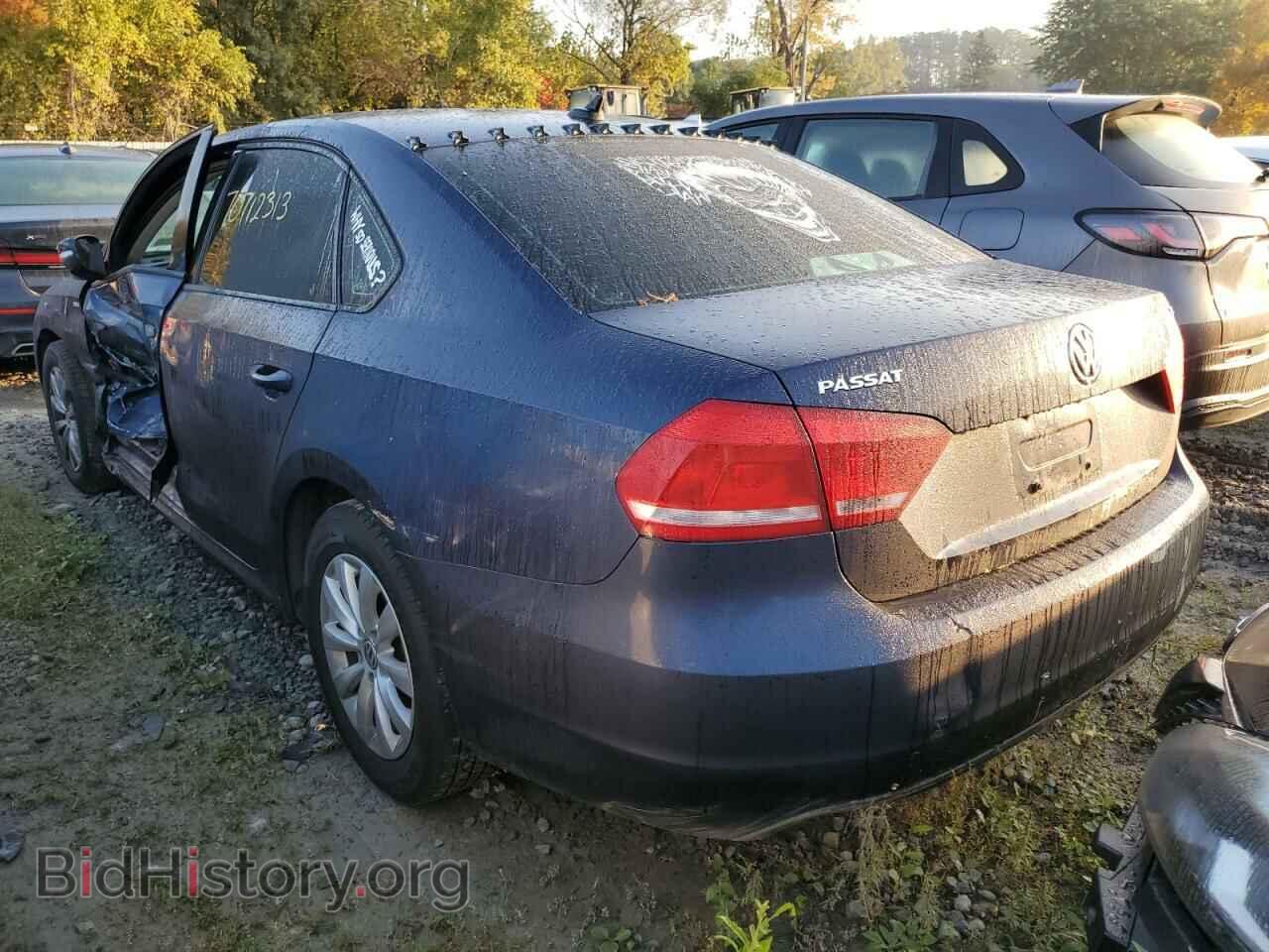 Report 1VWAT7A35EC100045 VOLKSWAGEN PASSAT 2014 BLUE GAS - price and ...