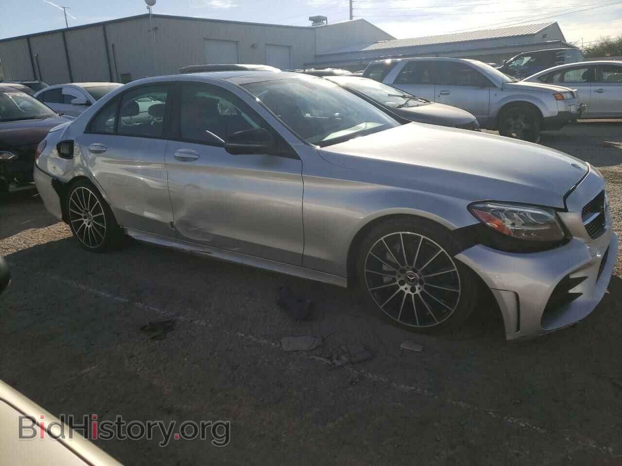 Report WDDWF8DBXLR558351 MERCEDES-BENZ C-CLASS 2020 SILVER GAS - price ...