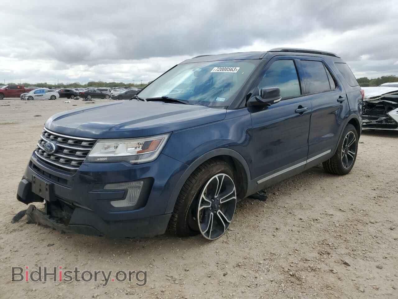 Report 1FM5K7D89HGD40576 FORD EXPLORER 2017 BLUE GAS - price and damage ...