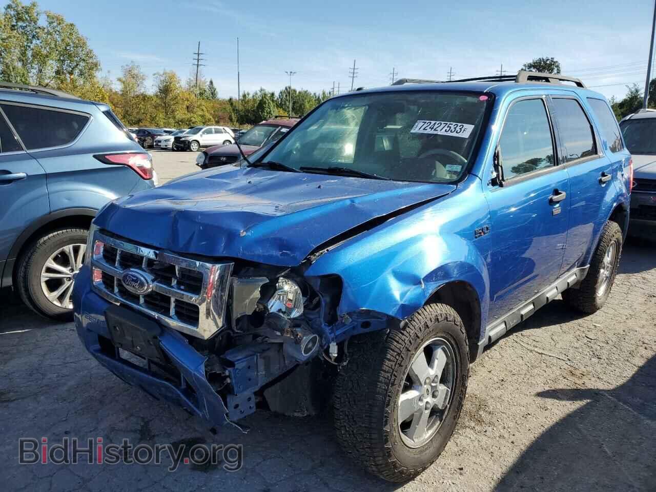 Report 1FMCU0D77BKA81347 FORD ESCAPE 2011 BLUE GAS - price and damage ...