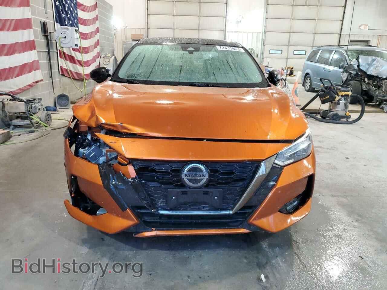 Report 3N1AB8DV3MY277985 NISSAN SENTRA 2021 ORANGE GAS - price and ...