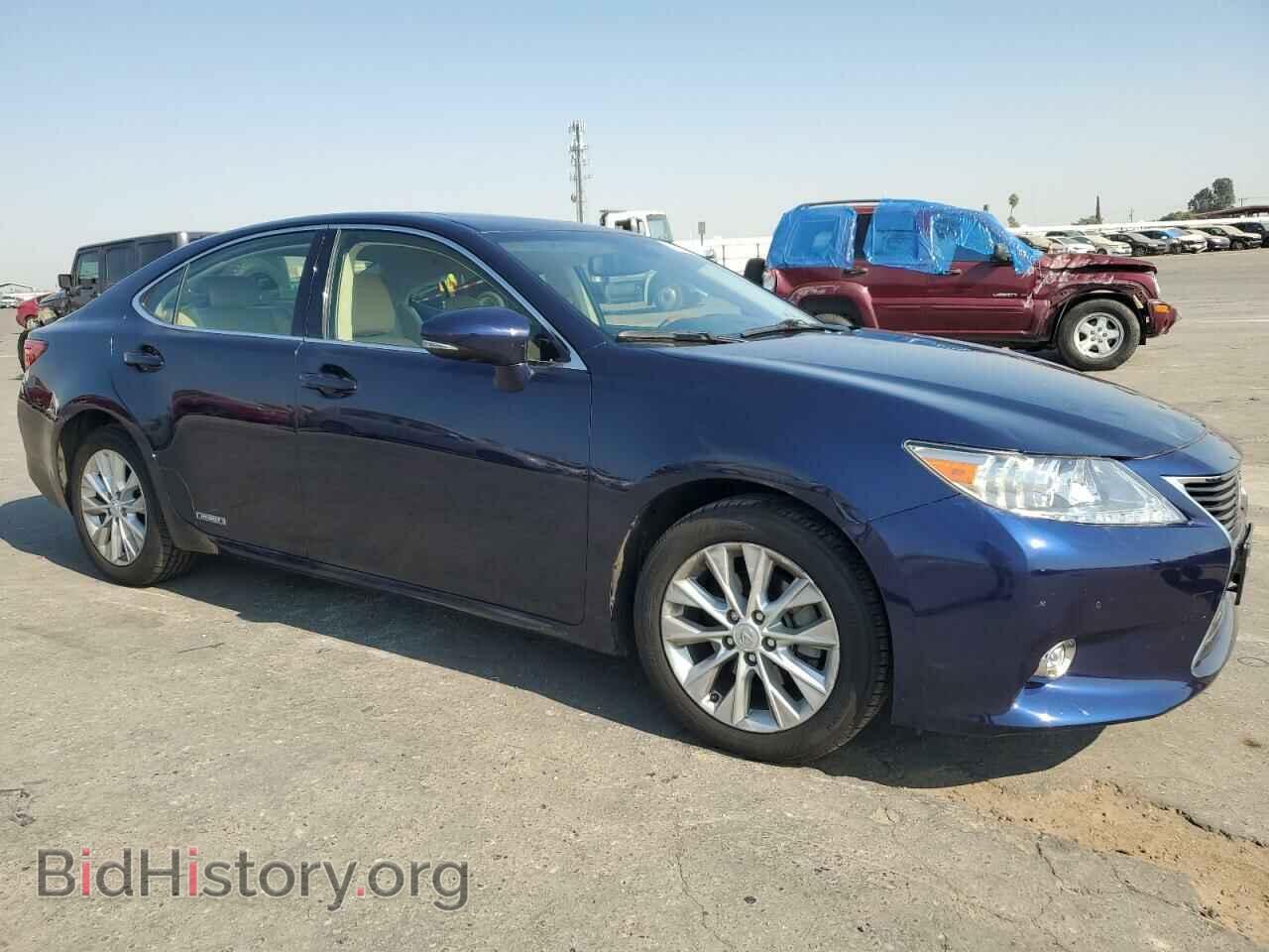 Report JTHBW1GG7E2061579 LEXUS ES300 2014 BLUE HYBRID ENGINE - price ...
