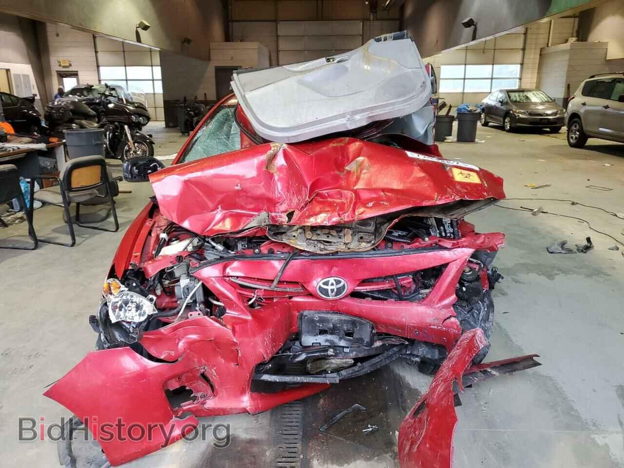 Report 2T1BU4EE4DC975654 TOYOTA COROLLA 2013 RED GAS - price and damage ...