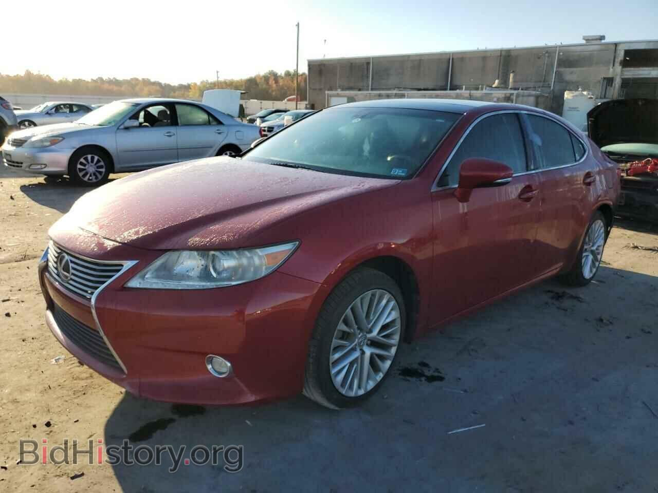 Report JTHBK1GG4E2103119 LEXUS ES350 2014 RED GAS - price and damage ...