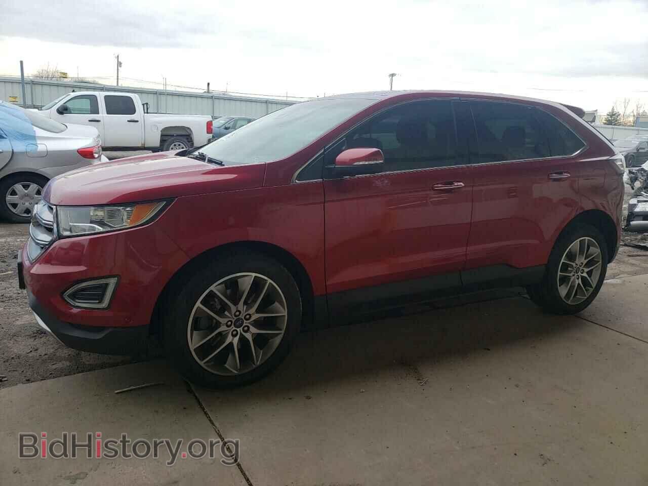 Report 2FMPK4K92HBB51617 FORD EDGE 2017 RED GAS - price and damage history