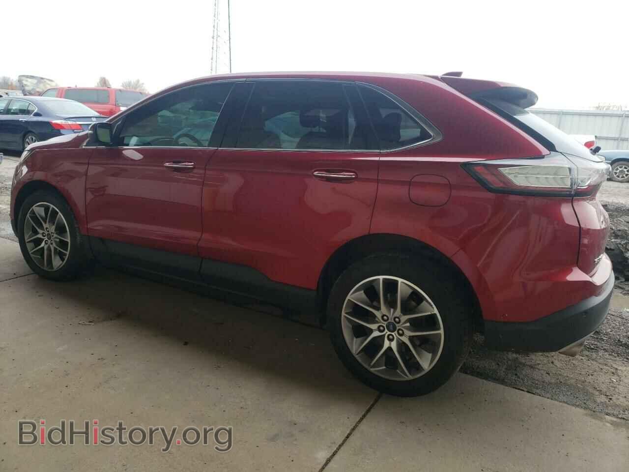 Report 2FMPK4K92HBB51617 FORD EDGE 2017 RED GAS - price and damage history