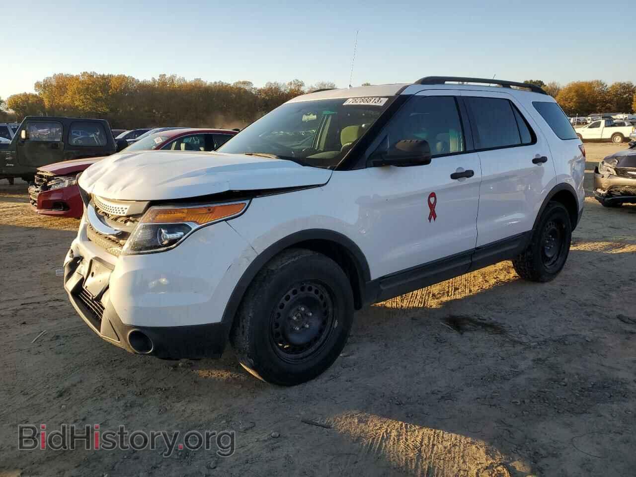 Report 1FM5K8B88DGB35527 FORD EXPLORER 2013 WHITE GAS - price and ...