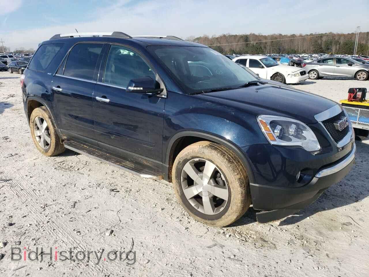 Report 1GKKVRED9CJ122529 GMC ACADIA 2012 BLUE GAS - price and damage ...